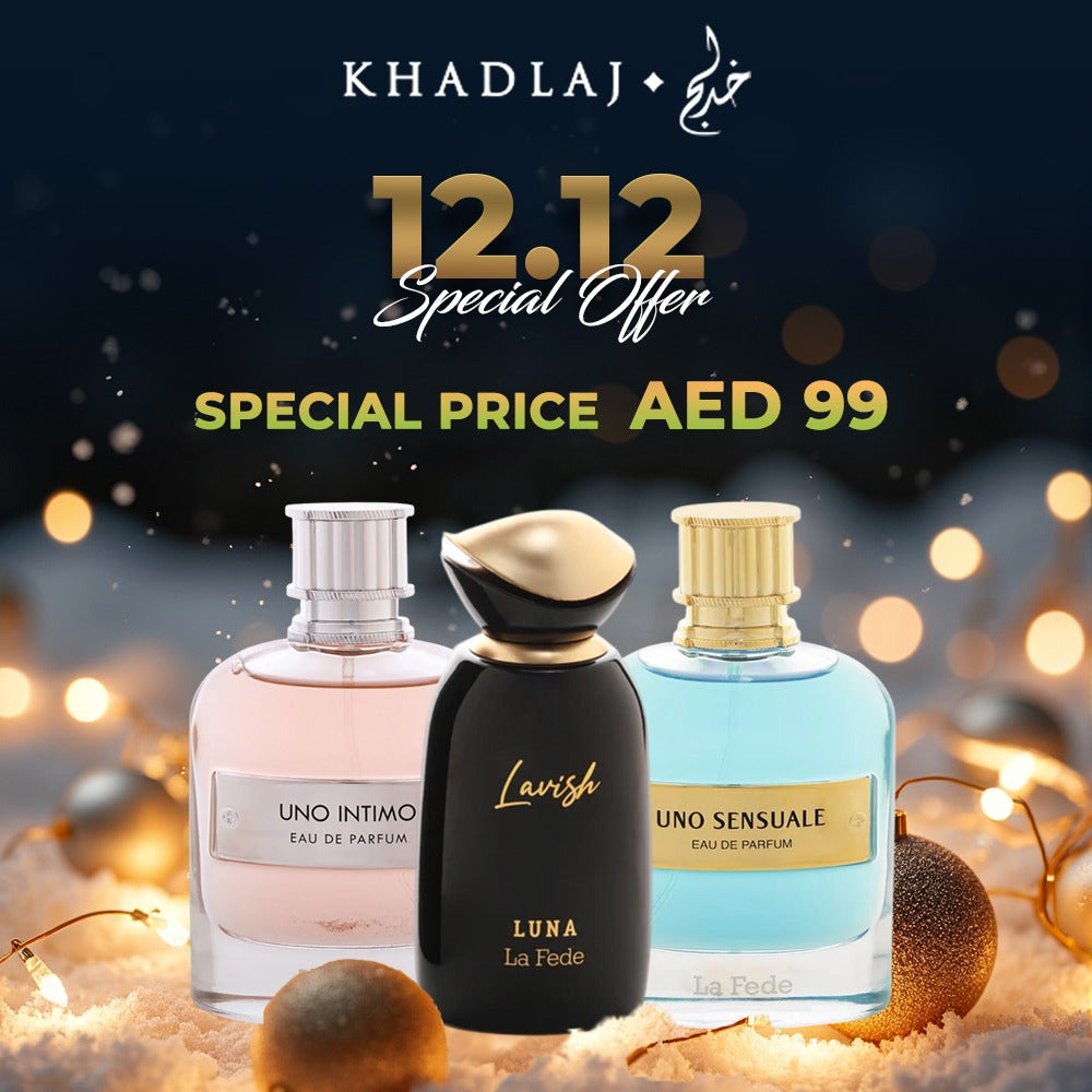 LAVISH TREO EAU DE PARFUM SPRAY COMBO FOR HER BY KHADLAJ PERFUMES ...